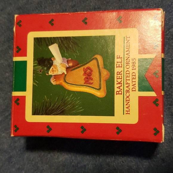 Hallmark | Holiday | Hallmark 985 Baker Elf Ornament | Poshmark